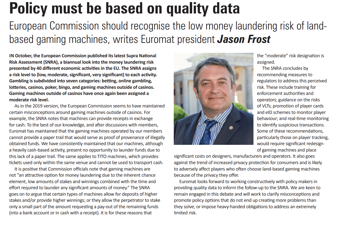 2022 EUROMAT COLUMNIN INTERGAME - Euromat